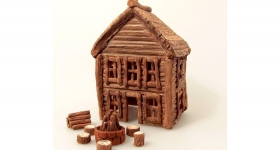 Activ-Clay Log Cabin