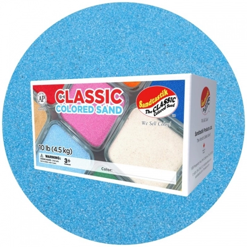 Classic Colored Sand - Light Blue - 10 lb (4.5 kg) Box