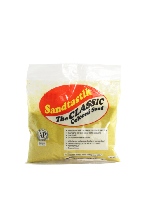 Classic Colored Sand - Yellow - 1 lb (454 g) Bag