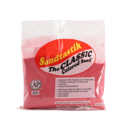 Classic Colored Sand - Rose - 1 lb (454 g) Bag