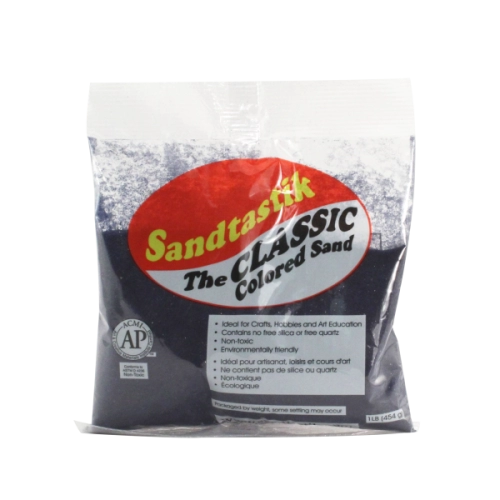 Classic Colored Sand - Navy Blue - 1 lb (454 g) Bag