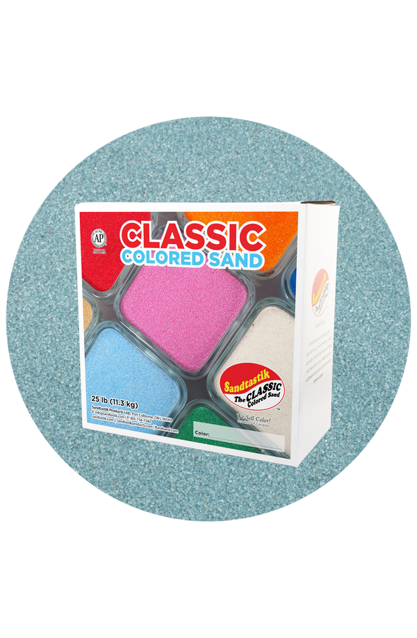 Classic Colored Sand - Aqua - 25 lb (11.3 kg) Box