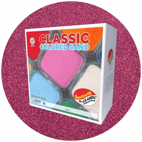 Classic Colored Sand - Burgundy - 25 lb (11.3 kg) Box *SHIPPING ...