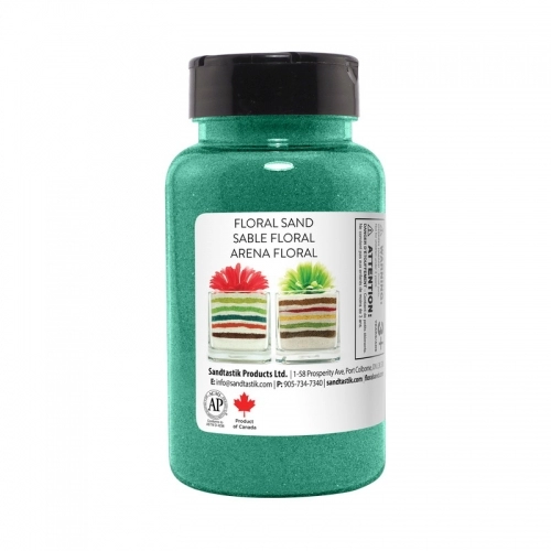 Floral Colored Sand - Teal - 22 oz (623 g) Bottle