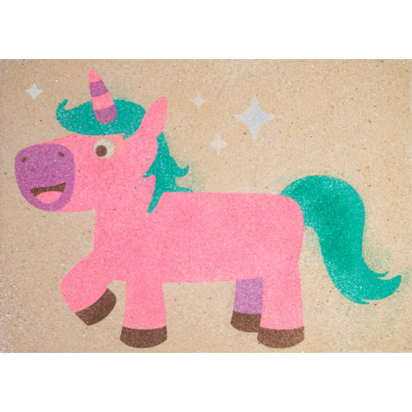 Peel 'N Stick Sand Art Kit - Magical Fantasy