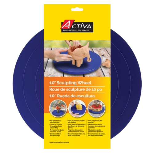 ACTIVA® The Wheel Rotating Clay Sculpting Platform, 10 inch Diameter