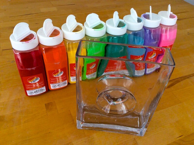 Sand Art Party Decor