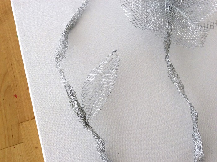 Wire Mesh Wall Sculpture